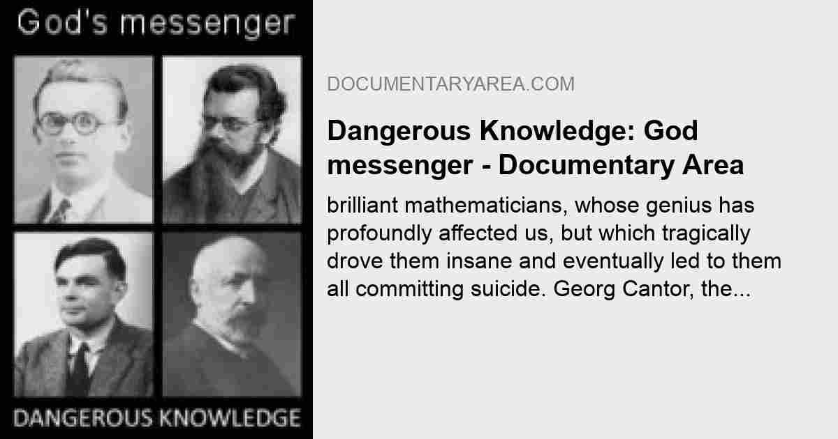 Series Dangerous knowledge - Documentary Area