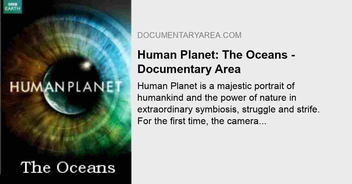 Series Human Planet - Documentary Area
