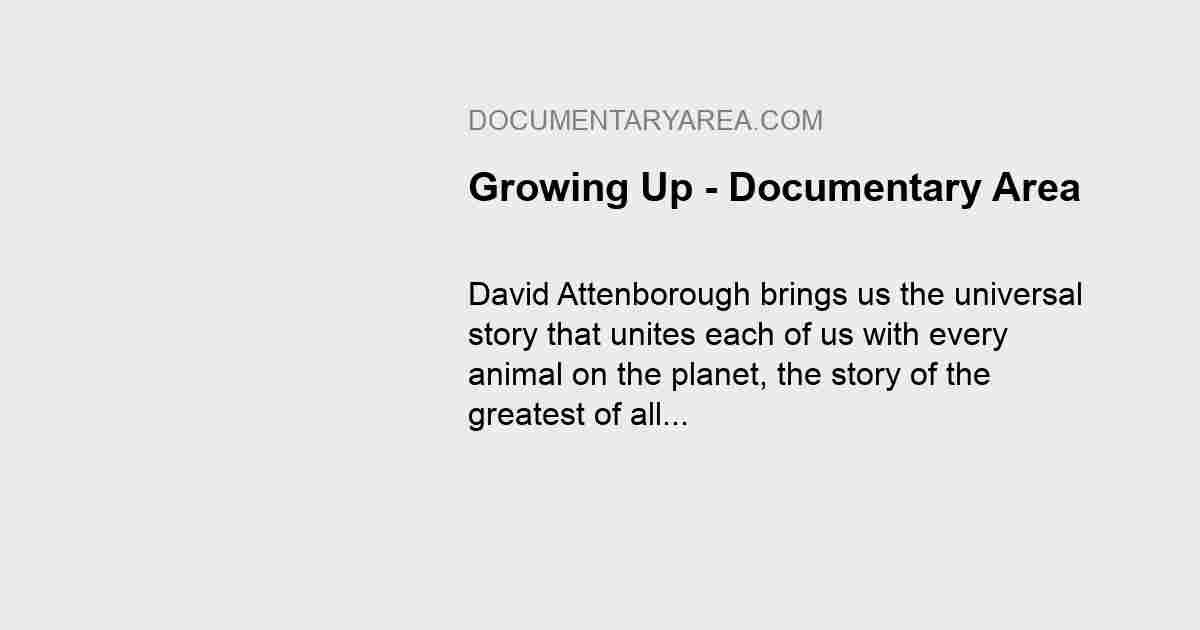 Series Life Story - Documentary Area