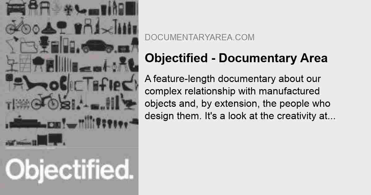 Objectified - Watch Online