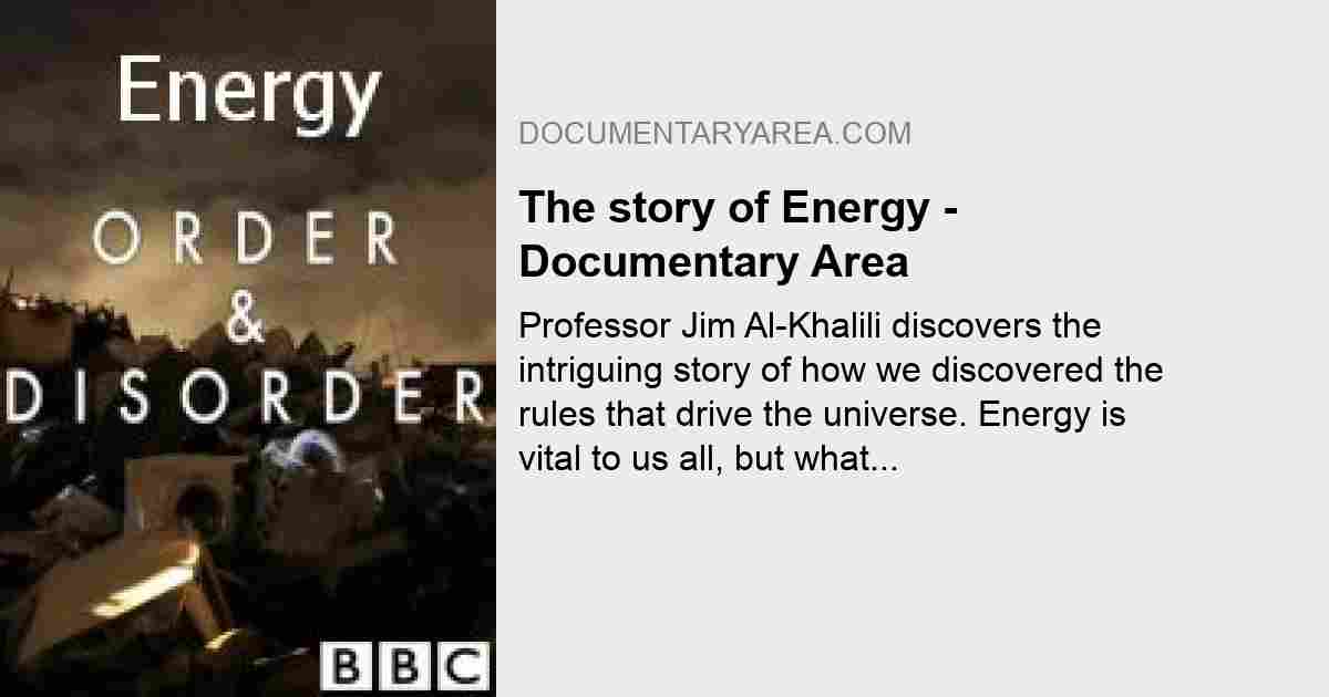 Series Order and Disorder - Documentary Area