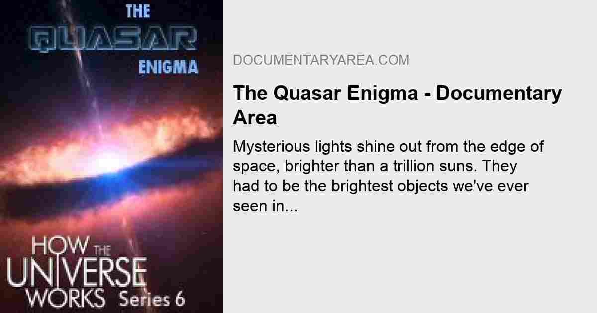 Series How the Universe Works Season 6 - Documentary Area